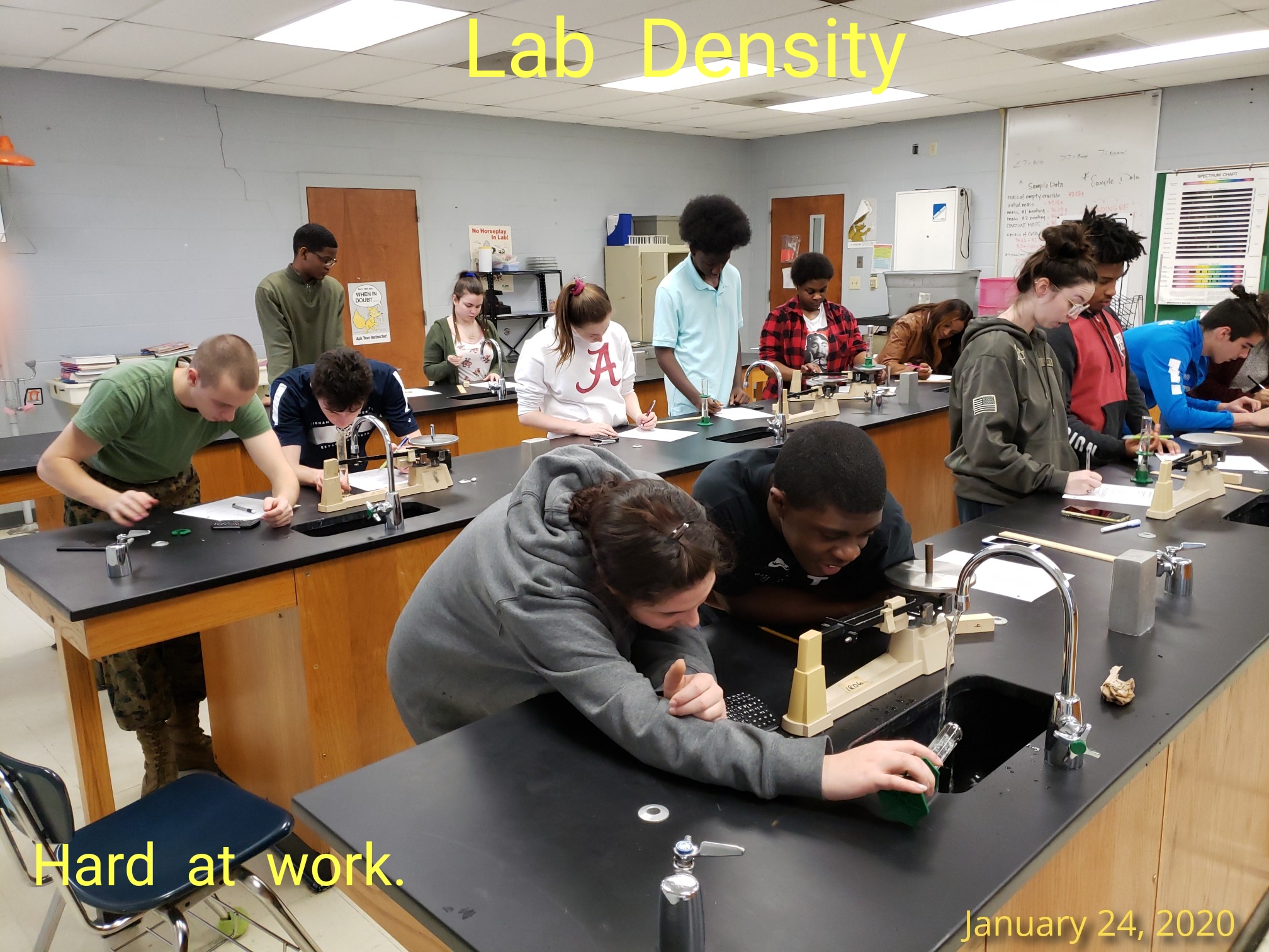 Density Lab – Chemistry with Mr. Long